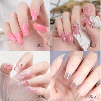 China 15g/ml Crystal Poly Gel Nail Tips UV Nail Extension Polish Semi Permanent Color Gel for sale