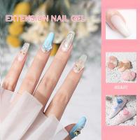 China Technology Pink Acrylic Non Stick Hand Building Gel Non Liquid and Easy to Extend Nails for sale