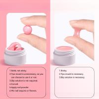 China Technology Pink Acrylic Non Stick Hand Building Gel Non Liquid and Easy to Extend Nails for sale