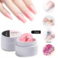 China Technology Pink Acrylic Non Stick Hand Building Gel Non Liquid and Easy to Extend Nails for sale