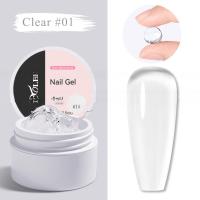 China Technology Pink Acrylic Non Stick Hand Building Gel Non Liquid and Easy to Extend Nails for sale