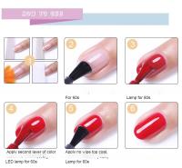 China OEM Label Gel Polish Nail Products Cosmetics Uv Gel Nail Polish at Need Uv Lamp to Dry for sale