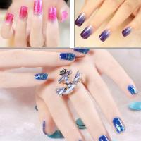 China 28 Colors Real Color Temperature Change Glitter Nail Gel Polish Easy to Apply Remove for sale