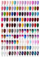 China 10ML Private Label UV Gel Nail Polish in Assorted Colors for Need of Uv Lamp to Dry for sale