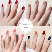 China 10ML Private Label UV Gel Nail Polish in Assorted Colors for Need of Uv Lamp to Dry for sale