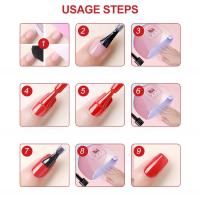China 10ML Private Label UV Gel Nail Polish in Assorted Colors for Need of Uv Lamp to Dry for sale
