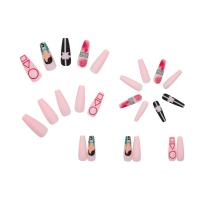 China Full Cover Korean Style Nail Tip Flash Ins Style Artificial Fingernails for Style OEM for sale