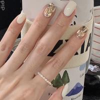 China 3D Flat Diamond Flash Style Nail Tip Flash Ins Style Artificial Fingernails Mixed Color OEM for sale