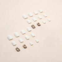 China 3D Flat Diamond Flash Style Nail Tip Flash Ins Style Artificial Fingernails Mixed Color OEM for sale