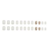 China 3D Flat Diamond Flash Style Nail Tip Flash Ins Style Artificial Fingernails Mixed Color OEM for sale