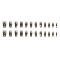 China Full Cover 24pcs Silver Moon and Stars Artificial Fingernails Set for Hot Style Nails for sale