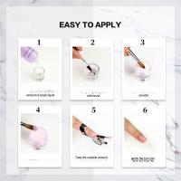 China Complete Nail Acrylic Powder Dipping Kit with Liquid Brush and Tools Professional Grade for sale
