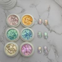 China Easy Apply Nail Powder Fashionable Snow Velvet Cloud Powder for DIY Nail Glitter for sale