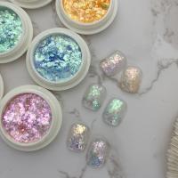 China Easy Apply Nail Powder Fashionable Snow Velvet Cloud Powder for DIY Nail Glitter for sale