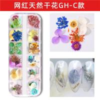 China 12 Colors Nail Dry Flower Set, Big Nail Art Dry Flower Decoration for sale