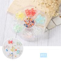 China 7 Grids Mixed Style Resin Nail Art Jewelry Accessories for Bow Tie Bear Lollipop Flower for sale