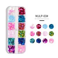 China 12 Grids Star Geometric Butterfly Nail Art Stickers Glitter Flakes Nail Art Sequins Paillette Confetti Holographic Laser Shining for sale