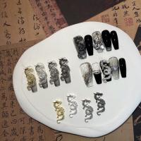 China Upgrade Your Nail Game with Our Fashionable Dragon Nail Charm in Multiple Colors for sale