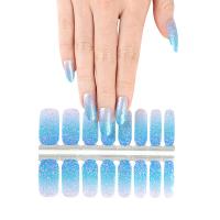 China New design Fashionable Glitter Nail Art Salon Nail Polish Stickers Nail Art Set 16-20 pieces for sale