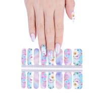 China New design Fashionable Glitter Nail Art Salon Nail Polish Stickers Nail Art Set 16-20 pieces for sale