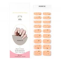 China New nail designs OEM 3D semi-cured nail wrap gel nail sticker cure by lamp gel for sale