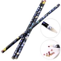 China Rhinestones Point Drill Pen Nail Art Tool Wax Colors Pen For Hand drilled manicure for sale