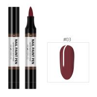 China new 24 color 3D Drawing Nail Painting Pen Manicure Diy Waterproof Nail Art Polish Paint Graffiti Pen for sale
