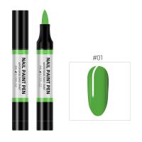 China new 24 color 3D Drawing Nail Painting Pen Manicure Diy Waterproof Nail Art Polish Paint Graffiti Pen for sale