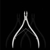 China Hot sales Nails Exfoliating Tool Stainless Steel Scissors with Brush Pen Push Barbed Dead Skin Multi Function Nail Clippers for sale