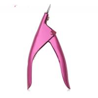 China Straight Blade Stainless Steel Acrylic False Tips Clipper for Nail Hand Edge Cutting for sale