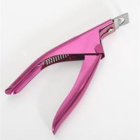 China Straight Blade Stainless Steel Acrylic False Tips Clipper for Nail Hand Edge Cutting for sale