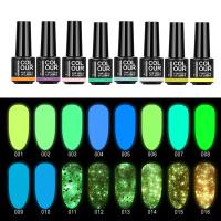 China 2022 OEM Wholesale Gel Colours Gel Color Glow In The Dark Gel Nail Polish For Nail for sale
