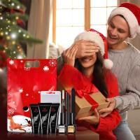 China 3colors Christmas Gift set Nail Kit With UV LED Lamp Nail Extension Gel Kit With Base and Top Coat Slip Solution Kit Set for sale