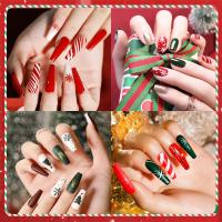 China 3colors Christmas Gift set Nail Kit With UV LED Lamp Nail Extension Gel Kit With Base and Top Coat Slip Solution Kit Set for sale