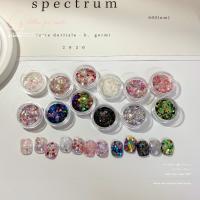 China Nail glitters bling super bright Nail polish magic color Sequin macarone candy color Aurora laser Japanese and Korean sequins for sale