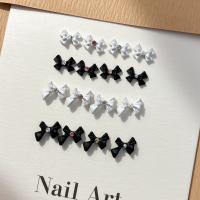 China Nail art Charms Accessories colorful frosted 3d nail art bow Beauty nail Art Decorations for sale