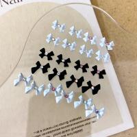 China Nail art Charms Accessories colorful frosted 3d nail art bow Beauty nail Art Decorations for sale
