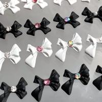 China Nail art Charms Accessories colorful frosted 3d nail art bow Beauty nail Art Decorations for sale
