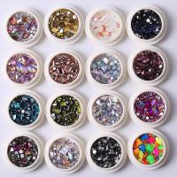 China Aokitec drop shipping bulk box packing size shaped mixed neon 3d glass ab crystal flatback nail rhinestones for sale