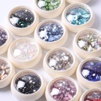 China Aokitec drop shipping bulk box packing size shaped mixed neon 3d glass ab crystal flatback nail rhinestones for sale