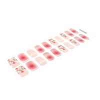 China New design of Gel nail wraps eye cat semi cured gel strips factory price gel nail stickers for sale
