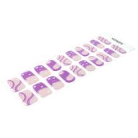China New design of Gel nail wraps eye cat semi cured gel strips factory price gel nail stickers for sale