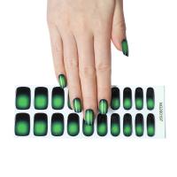 China Hot Sell Non-Toxic New Beauty Semi cured Gel nail sticker Wholesale gel nail art Nail Supplies for sale