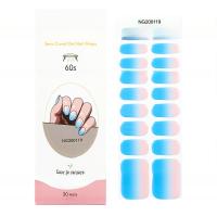 China 20g Semi Cured Gel Nail Wraps The Perfect Addition to Your French Style UV Gel Collection for sale