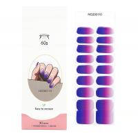 China 20g Semi Cured Gel Nail Wraps The Perfect Addition to Your French Style UV Gel Collection for sale
