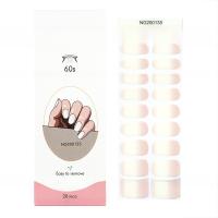 China 20g Semi Cured Gel Nail Wraps The Perfect Addition to Your French Style UV Gel Collection for sale