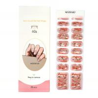 China Uv gel Hot Sell Semi Cured Wraps Long Lasting Gel Nail Stickers New Arrival Styles Nail Gel Wraps With Uv Lamp for sale