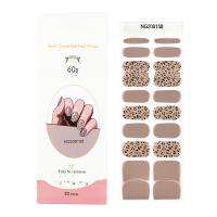 China Uv gel Hot Sell Semi Cured Wraps Long Lasting Gel Nail Stickers New Arrival Styles Nail Gel Wraps With Uv Lamp for sale