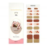 China Uv gel Hot Sell Semi Cured Wraps Long Lasting Gel Nail Stickers New Arrival Styles Nail Gel Wraps With Uv Lamp for sale
