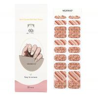 China 2023 Uv gel french style nail beauty product wholesale new UV Gel Nail stickers semi cured gel nail wraps for sale